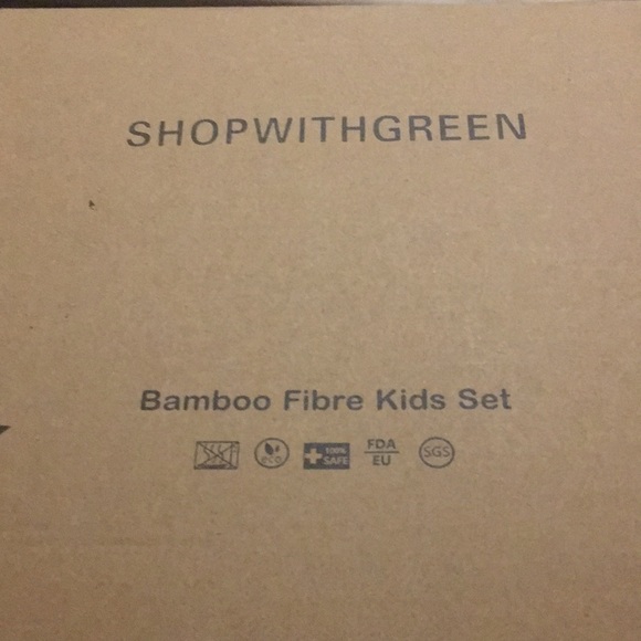 Kitchen | Bamboo Fibre Kids Set New In Box | Poshmark